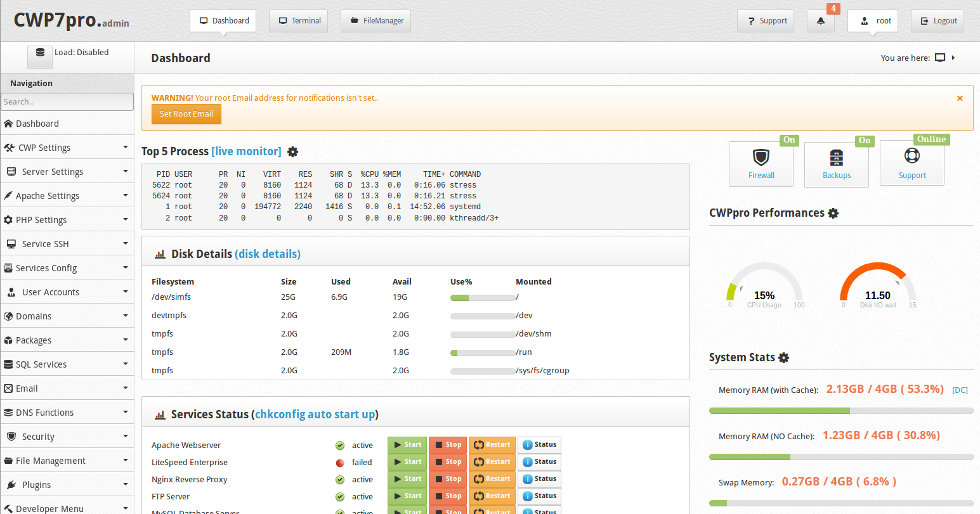Centos Web Panel ( CWP) Kurulumu Ve İnce Ayarları | Hostixo Blog Centos Web Panel ( CWP) Kurulumu Ve İnce Ayarları | Hostixo Blog